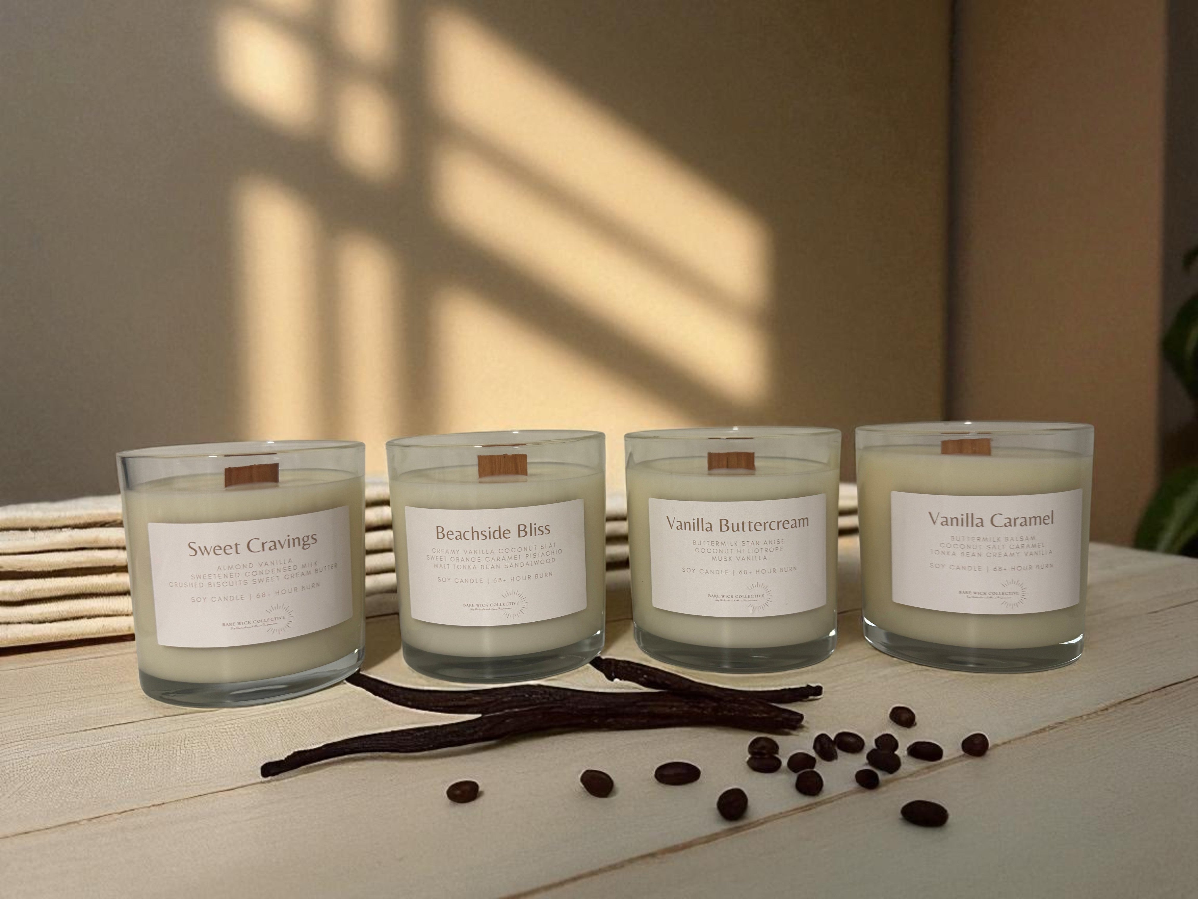 Vanilla Favourite Candle Bundle – Bare Wick Collective